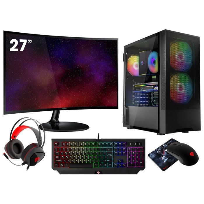 VIST Gaming PC Ryzen 7 5700G - 32 GB RAM - RX VEGA8 - 1 TB M.2 SSD ...